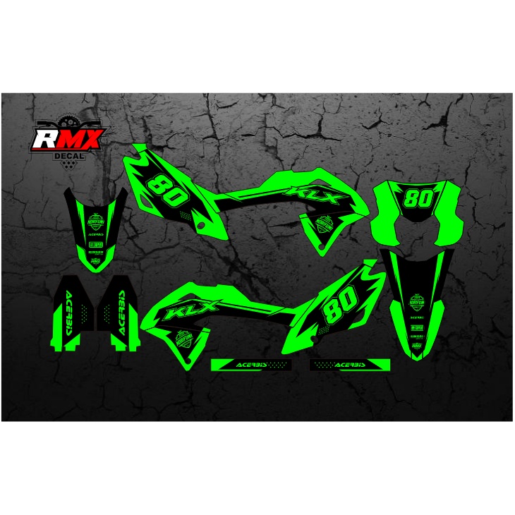 Jual DECAL STICKER KLX BF (010) DEKAL STIKER KLX 150 G/SE/EXTREME/NEW ...