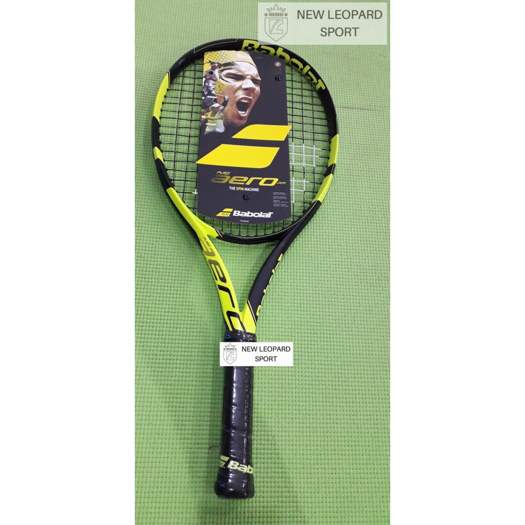 Jual Raket Tenis Babolat Pure Aero Jr 25 Black Stabilo | Shopee Indonesia