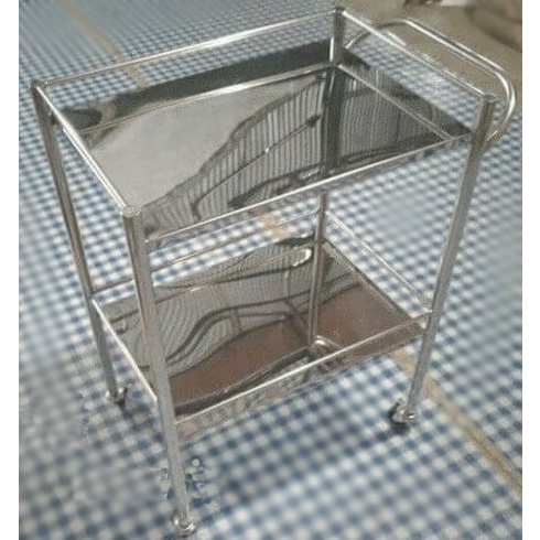 Jual TROLLEY TROLI RUMAH SAKIT LAB STAINLESS STEEL | Shopee Indonesia