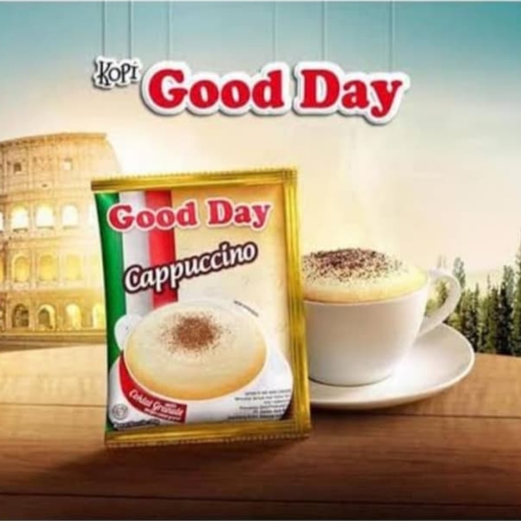 Jual Good Day Cappuccino With Cocoa Granule Kemasan Sachet Kopi Enak ...