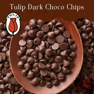 Jual Tulip Choco Chip Kerucut 500gr – Chocochip - Dark Compound ...