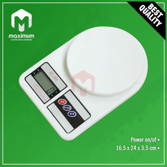 Jual Timbangan Dapur Digital SF 400 Kapasitas 10 Kg Timbangan Kue Serbaguna | Shopee Indonesia