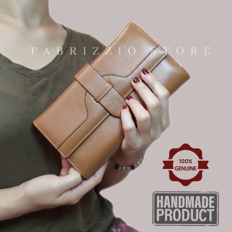 Jual wallet hp wanita dompet ukuran besar dari kulit asli | Shopee ...