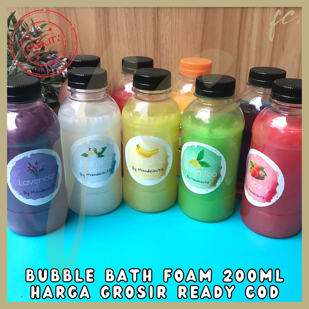 Jual 200 ml Bubble Bath Foam / Travel Size Sabun Mandi Busa Cair ...