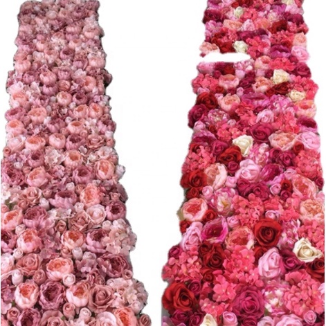 Jual CUSTOM ARTTIFICAL WEDDING DROP ROLL UP FLOWER ROL UP FLOWER ROSE ...