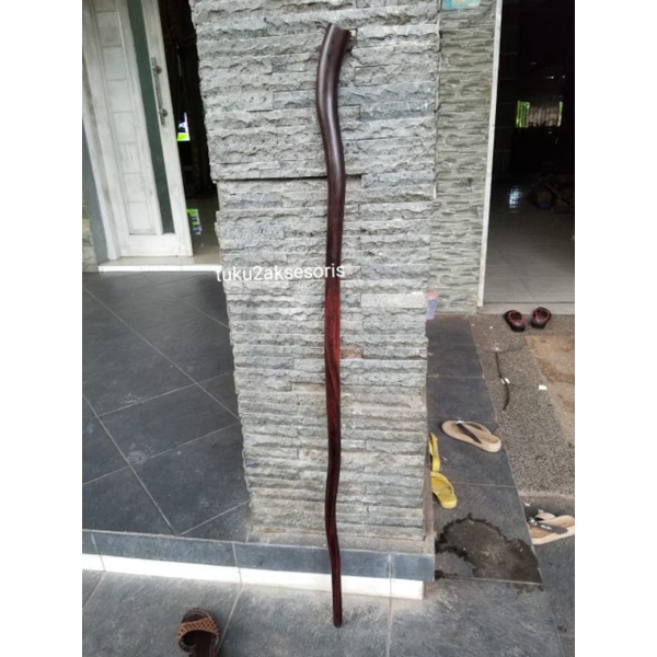 Jual TONGKAT JALAN KAYU GALIH ASEM ALAMI/TONGKAT KAYU GALIH ASEM MOTIF ...