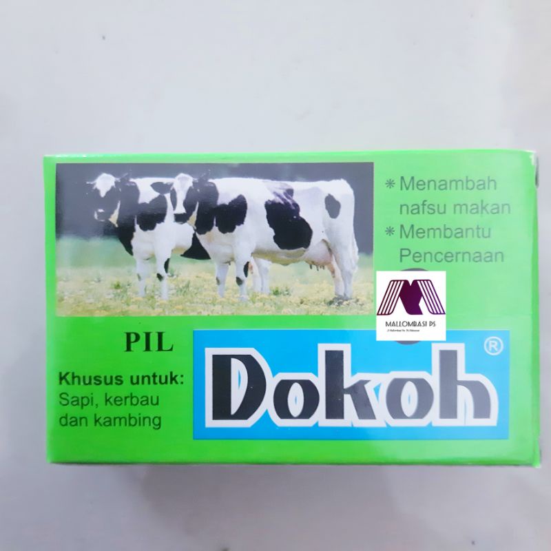 Jual PIL DOKOH isi 4 bolus Obat Vitamin Penambah Nafsu Makan Pencernaan ...