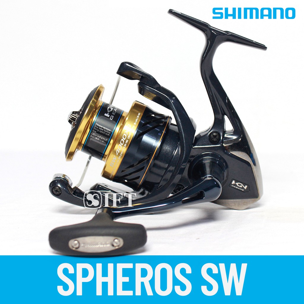 Jual Reel Shimano SPHEROS SW Power Handle | Spinning 3000 4000 4000 HG/XG Saltwater Freshwater ...