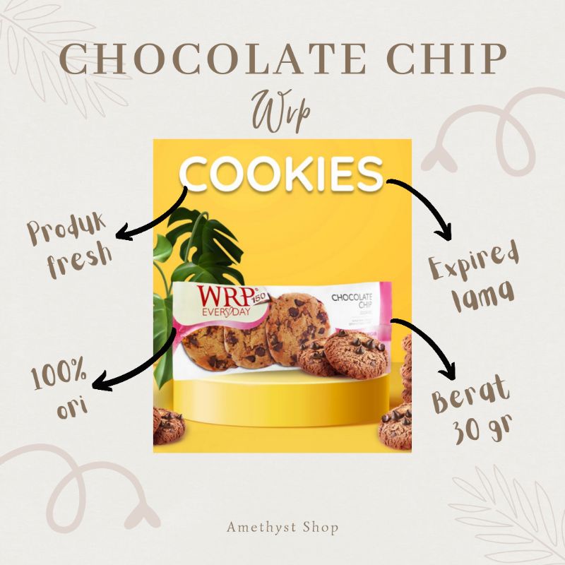 Jual [WRP] Chocolate Chip Cookies 30 gr | Shopee Indonesia