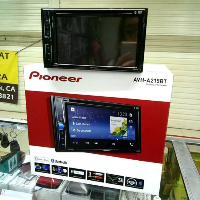 Jual TAPE MOBIL PIONEER AVH-A215BT DOUBLE DIN BLUETOOTH MIRRORING DVD ...