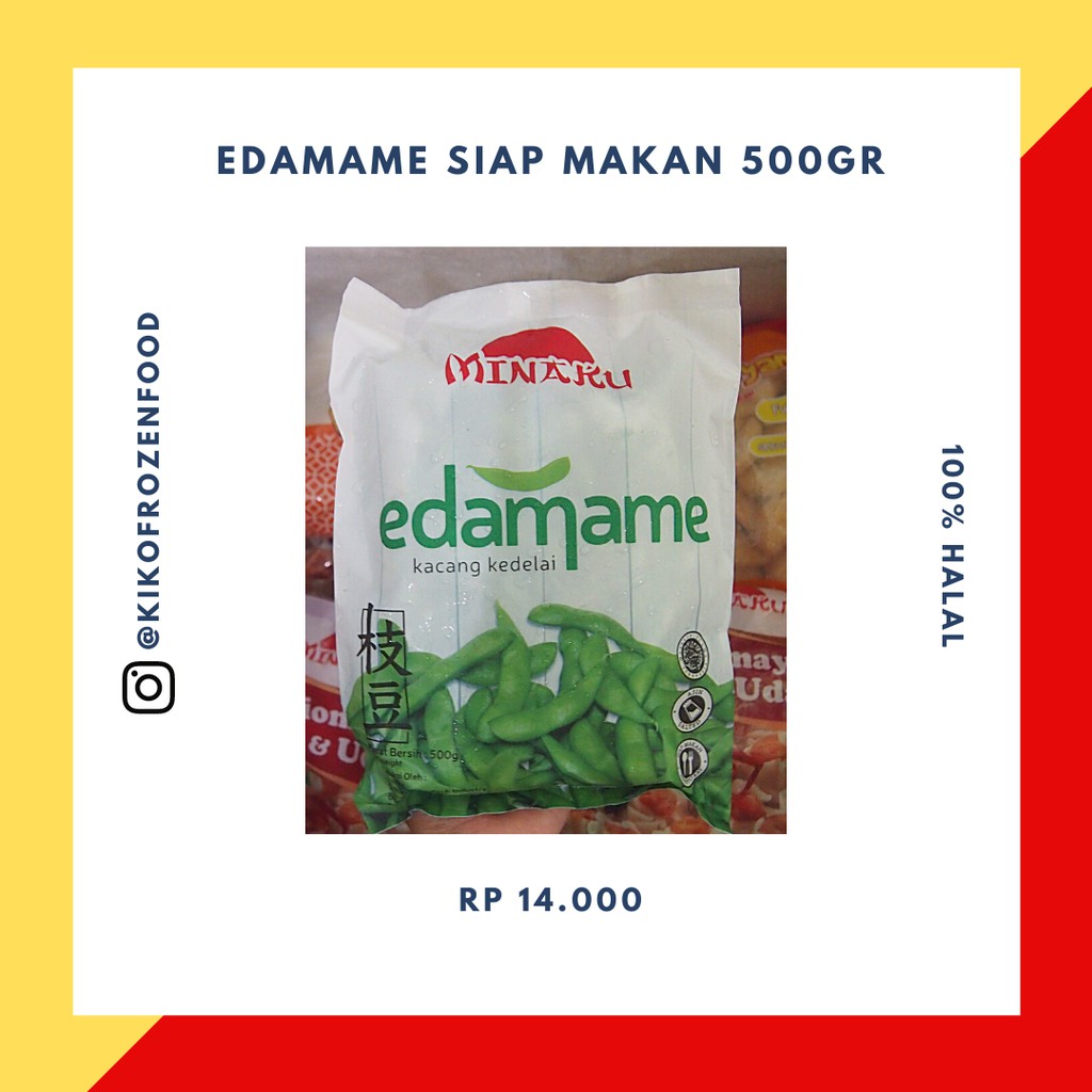 Jual MINAKU EDAMAME SIAP MAKAN 500 GR | Shopee Indonesia