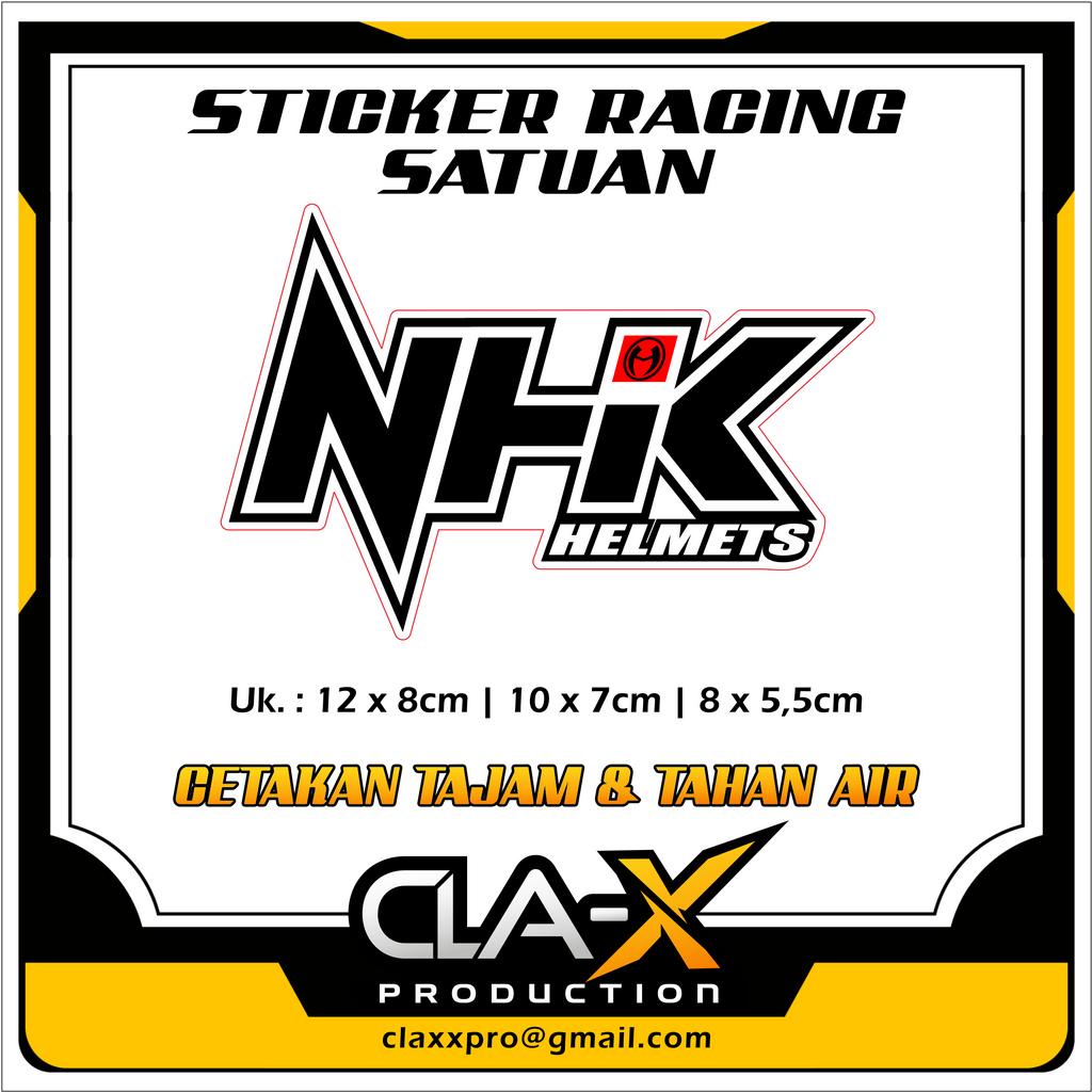 Jual STICKER HELM NHK - RACING - STIKER MOTOR - SATUAN - CUTTING ...