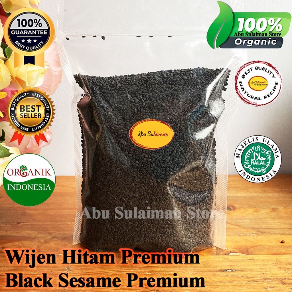 Jual Wijen HItam 100 gr Premium 100 GRAM / Black Sesame 100 gram ...