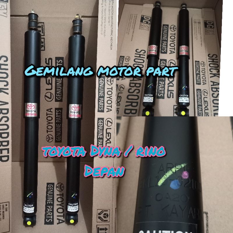 Jual Shockbreaker shock absorber Toyota Dyna / Rino / HT depan original ...