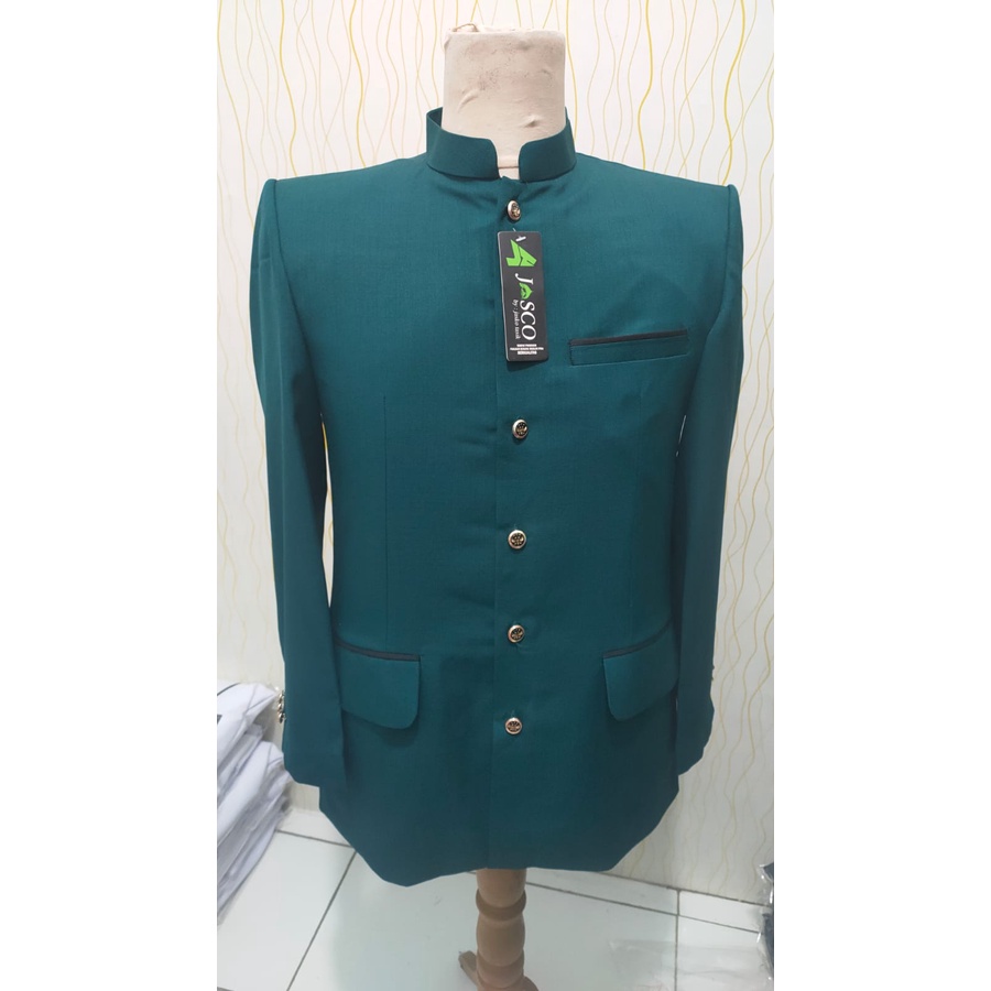 Jual Jasko Hijau List Jasco Tasik Terbaru Busana Muslim Jas Koko ...