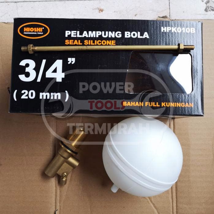 Jual PELAMPUNG BOLA FULL KUNINGAN OTOMATIS TANGKI HIOSHI 3/4" MAKASSAR ...