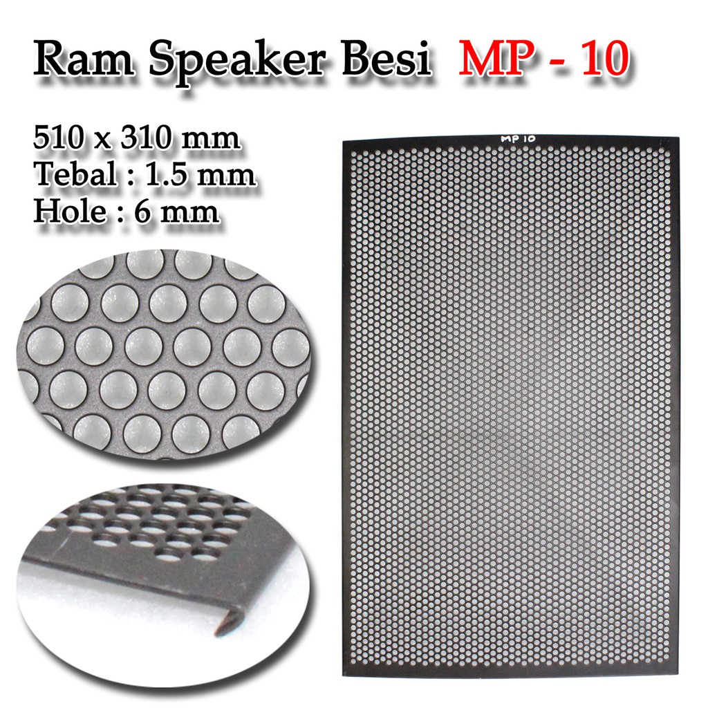 Jual RAM SPEAKER 10"x1 / GRILL SPEAKER BESI L 310 MM X P 510 MM (TEBAL ...