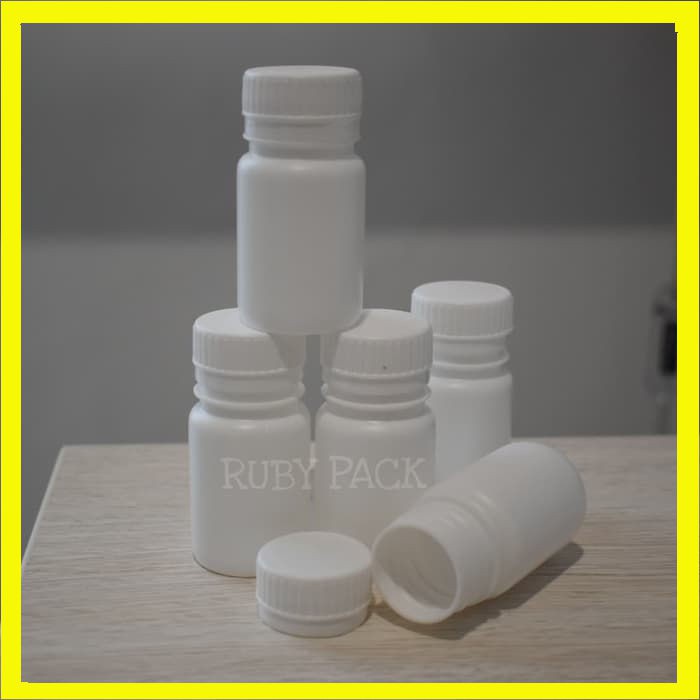 Jual (isi 10pcs) Botol Kapsul 40ml Putih Botol Capsule | Shopee Indonesia