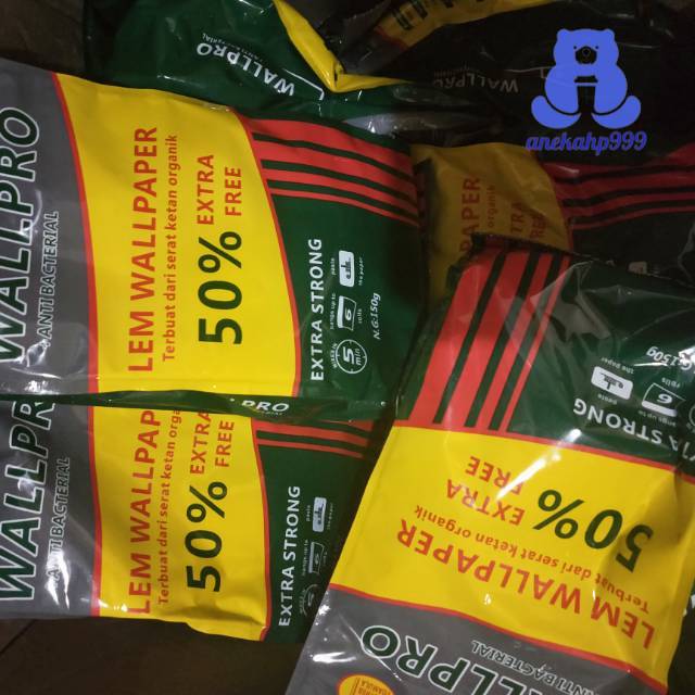 Jual LEM WALLPAPER WALLPRO EXTRA FREE 50% EXTRA STRONG WALL GLUE ...