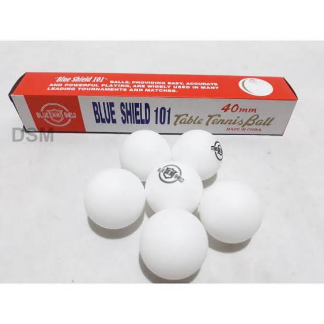 Jual BOLA PINGPONG SHIELD MURAH BAGUS 1 KOTAK ISI 6 PCS | Shopee Indonesia