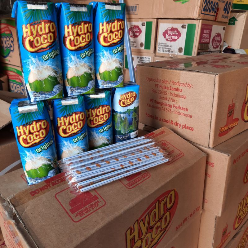 Jual HYDRO COCO ORIGINAL 250ML 1 DUS ISI 24 KOTAK | Shopee Indonesia