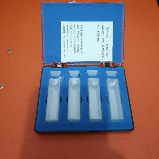Jual Glass Cuvette 3,5 ML. Path Light 10 mm. 4Pcs/Box. Cuvet Glass ...