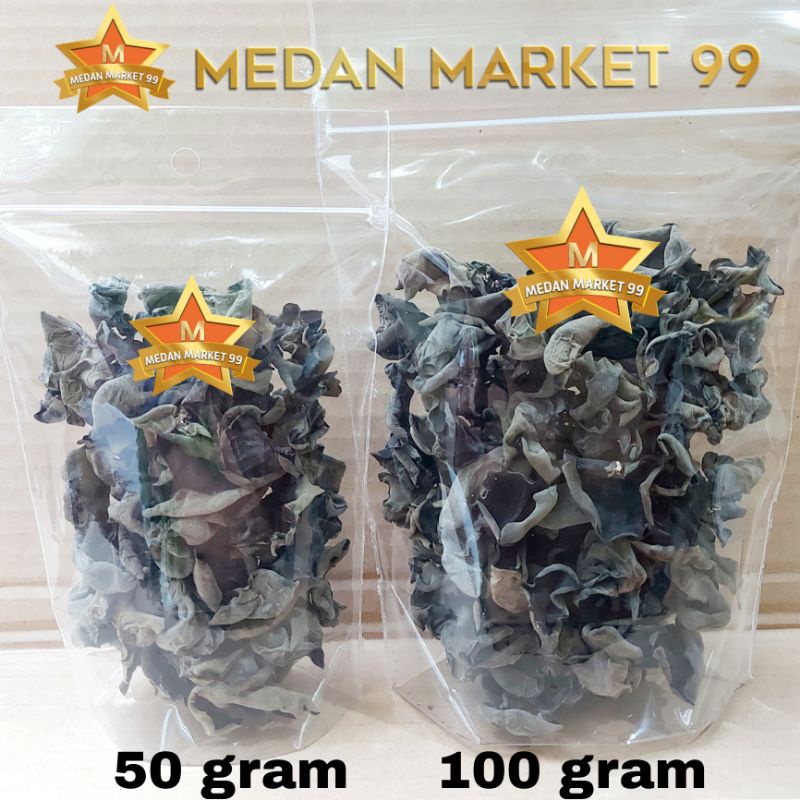 Jual JAMUR HITAM KERING 100gr IMPORT | BOKNI HITAM | BLACK FUNGUS ...