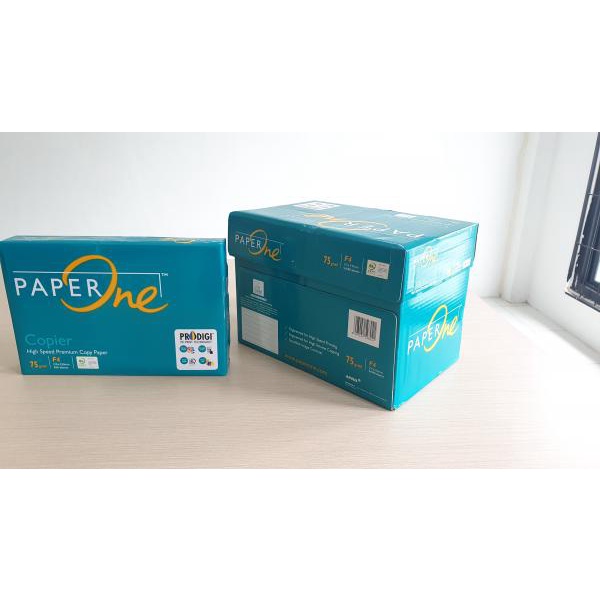 Jual PaperOne | Kertas HVS 1 Rim | F4 | 75 gsm | Shopee Indonesia