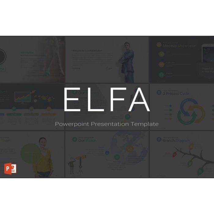 Jual Presentasi ELFA - Powerpoint Template ppt pptx | Shopee Indonesia