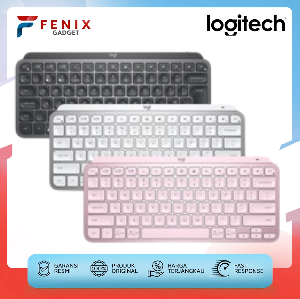 Jual Logitech MX Keys Mini Keyboard Wireless Bluetooth Minimalist Backlit Illuminated - Garansi ...