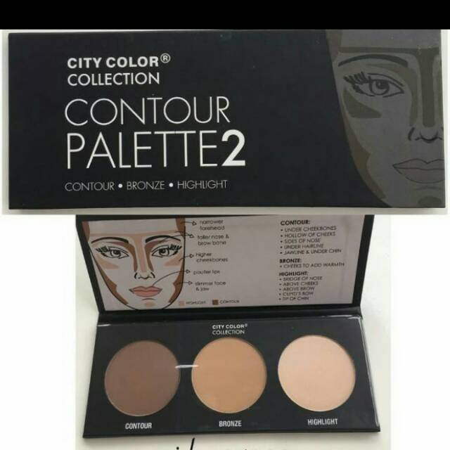 Jual City color contour pallete 2 | Shopee Indonesia