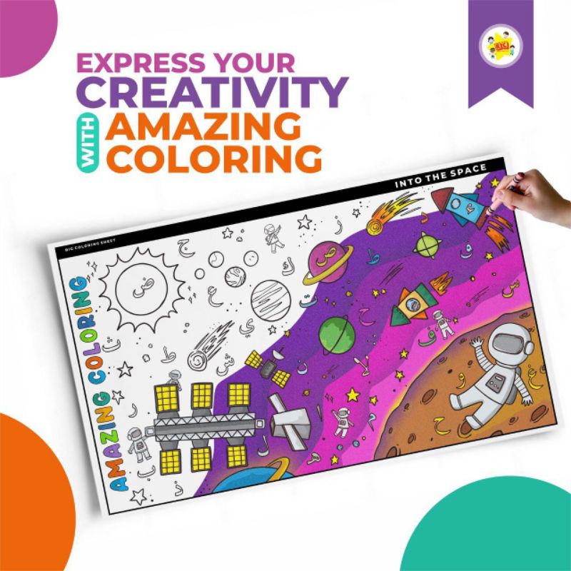 Jual Poster Mewarnai Jumbo - Big Coloring - Giant Coloring Poster ...