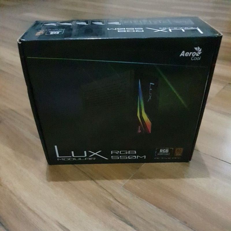 Jual Aerocool Lux PSU Modular 550 Watt RGB Original | Shopee Indonesia
