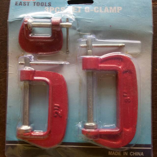 Jual Klem c set 3pc 1" 2" 3" | Shopee Indonesia