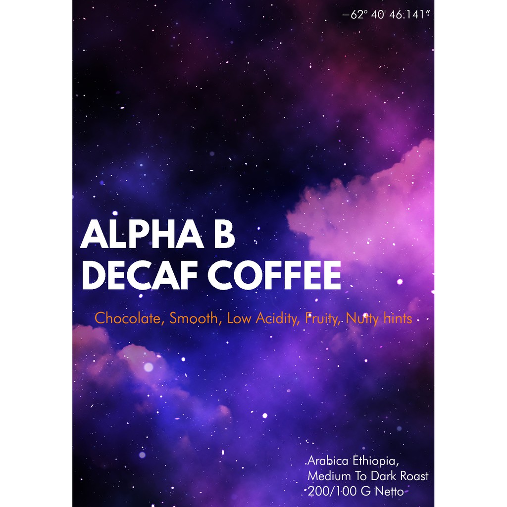 Jual Kopi Arabika Decaf Ethiopia ALPHA B 1000/500 gram (Biji/Bubuk ...