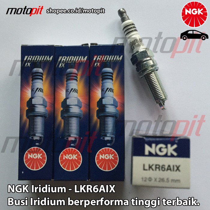 Jual NGK Iridium LKR6AIX Busi Mobil Ayla Agya Sigra 1000cc VVTi | Shopee Indonesia