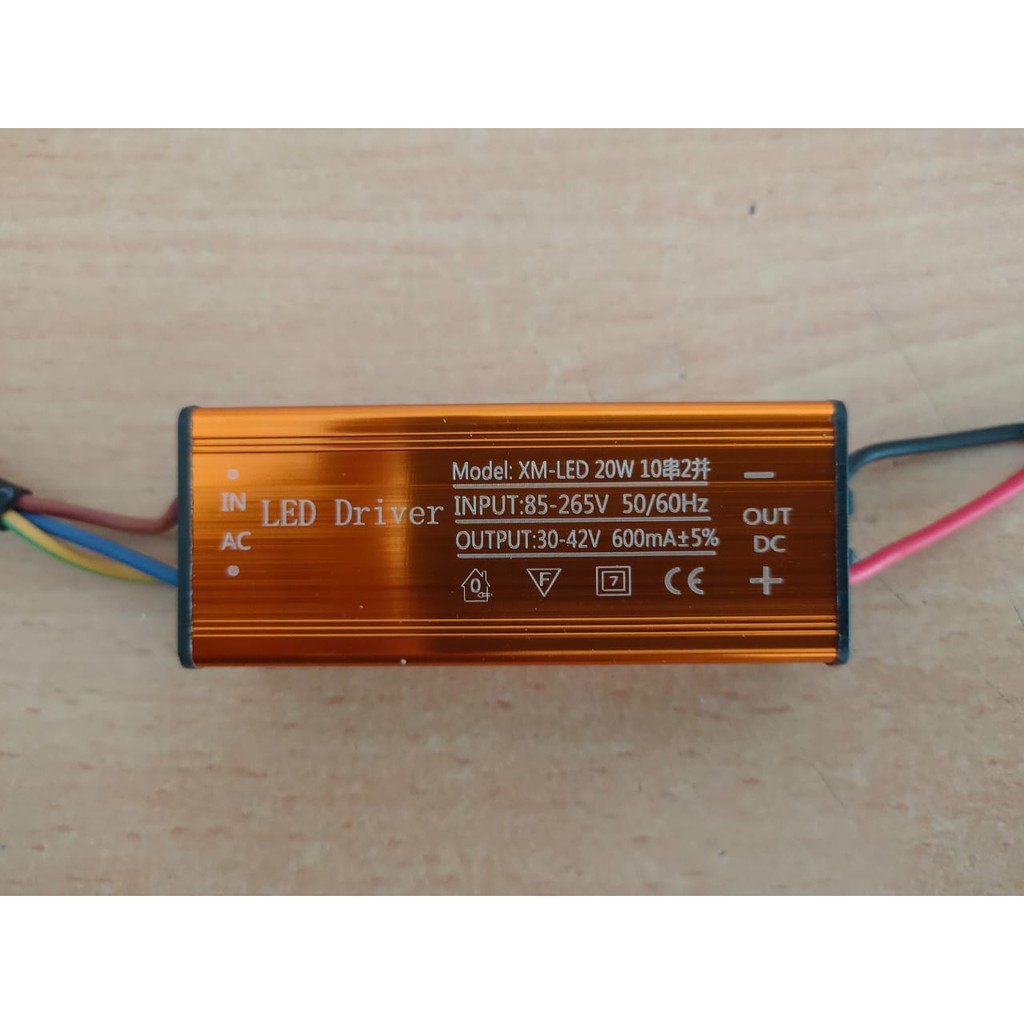 Jual LED Driver IP67 20W WATERPROOF CASING BESI | Shopee Indonesia