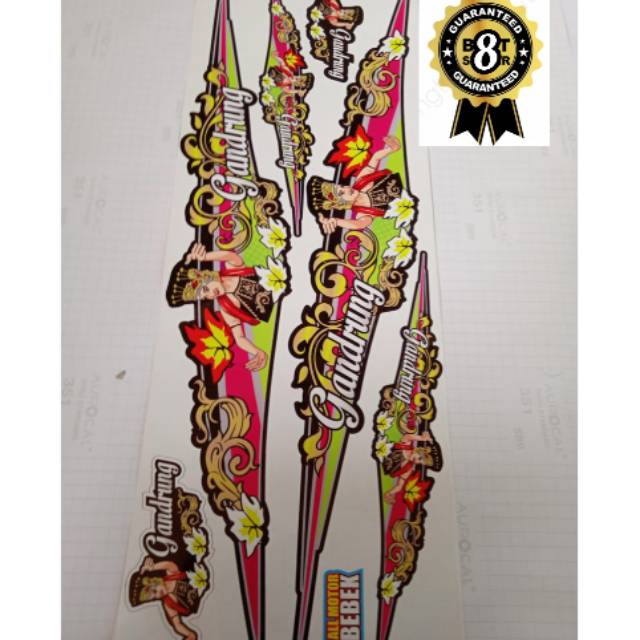Jual Stiker striping motor bebek matic universal thailook indonesia ...