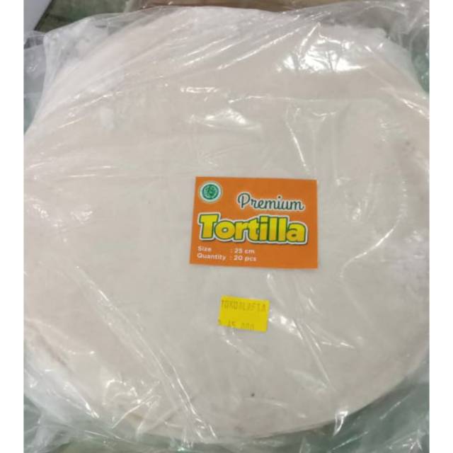 Jual Roti Arab Tortilla Premium isi 20 pcs, ukuran : 25cm | Shopee ...
