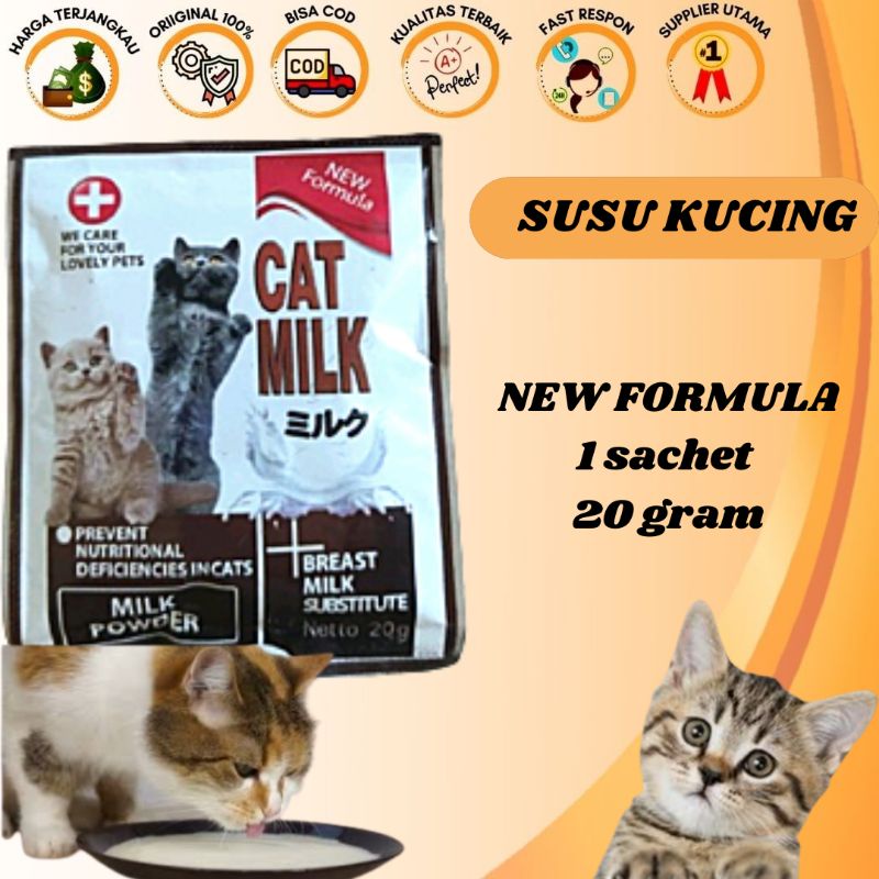 Jual SUSU KUCING SUSU KITTEN ANAK KUCING CAT MILK 20GRAM | Shopee Indonesia