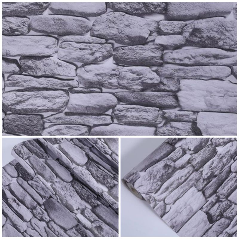 Jual wallpaper batu 3d | Shopee Indonesia