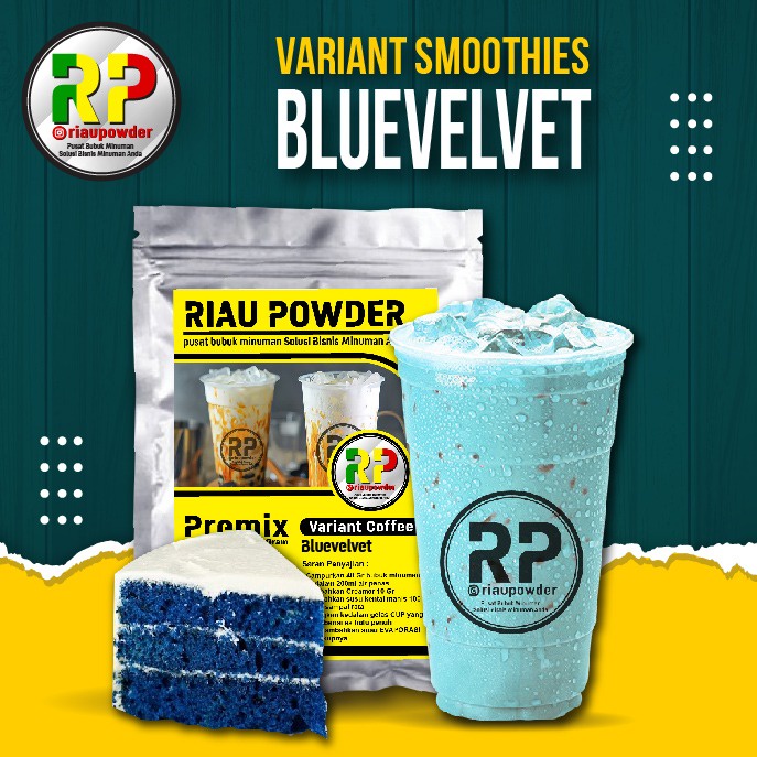 Jual Bubuk Minuman BLUE VELVET 1Kg - Bubuk BLUE VELVET 1Kg - BLUE ...