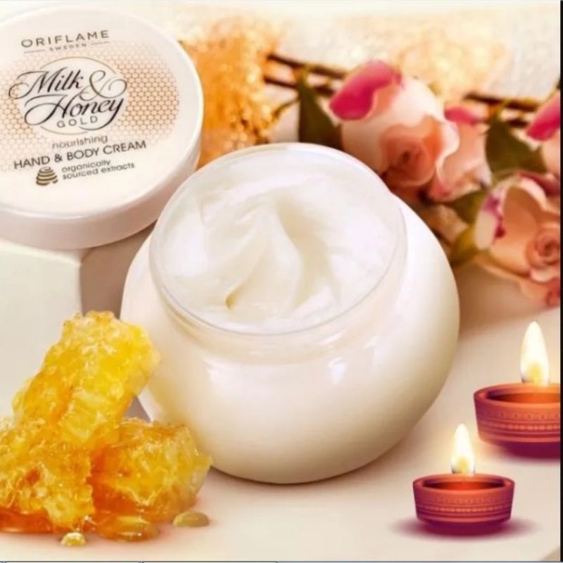 Jual Milk & Honey Gold Nourishing Hand & Body Cream / Body Cream / Body Lotion Madu & Susu ...