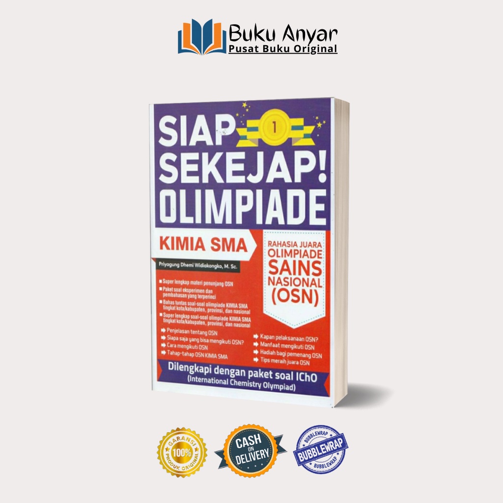 Jual SIAP SEKEJAP OLIMPIADE KIMIA SMA RAHASIA JUARA OLIMPIADE SAINS NASIONAL | Shopee Indonesia