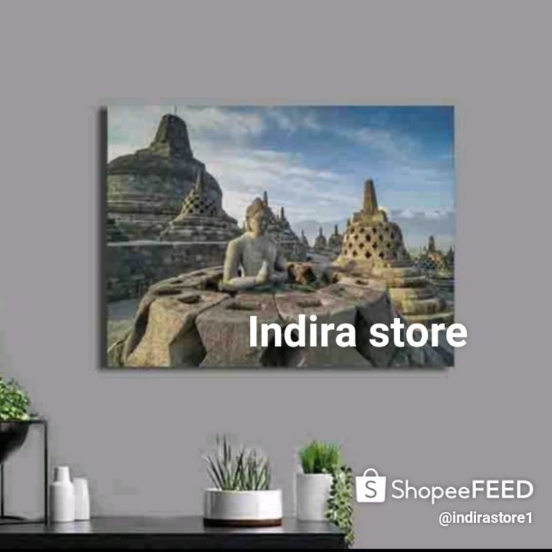 Jual Poster Kayu Hiasan Dinding walldecor Candi Borobudur 002 | Shopee ...