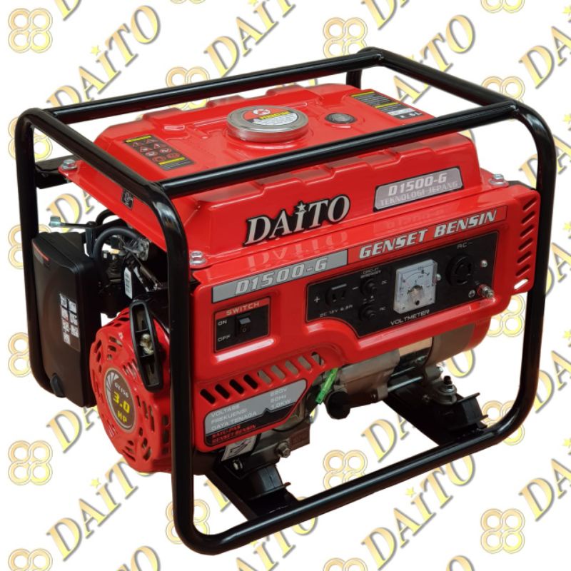 Jual Genset generator bensin D1500-G 1000watt DAITO | Shopee Indonesia