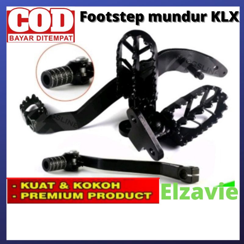 Jual footstep set KLX 150 supermoto footstep model mundur | Shopee ...