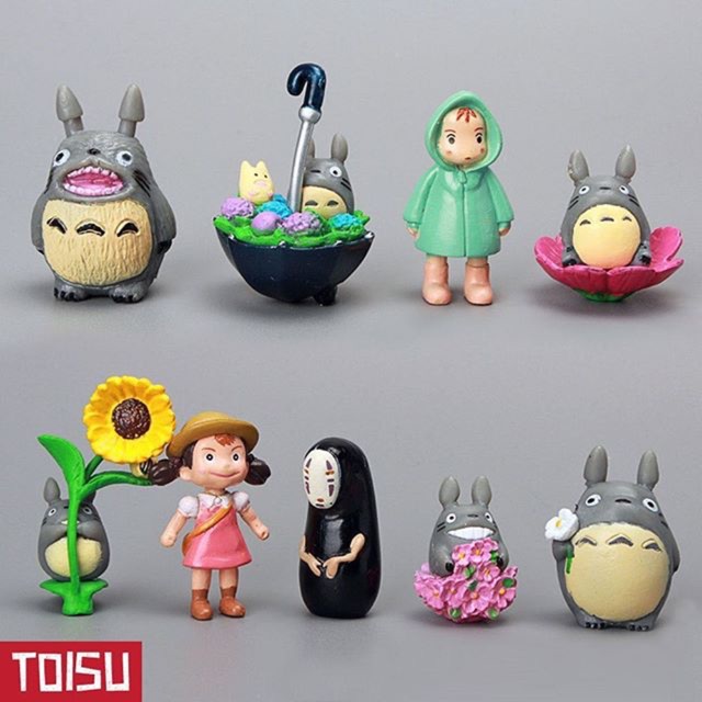 Jual Ghibli Mini Figure Set of 9 pcs | Shopee Indonesia