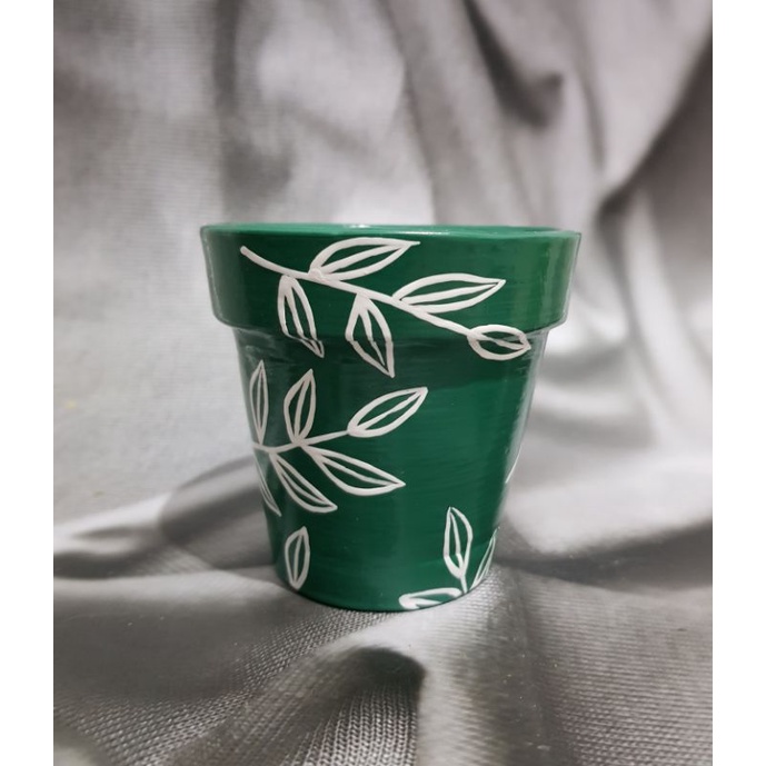 Jual TERMURAH Pot Lukis Terakota/ Pot Terracotta/ Pot Gerabah/ Pot ...