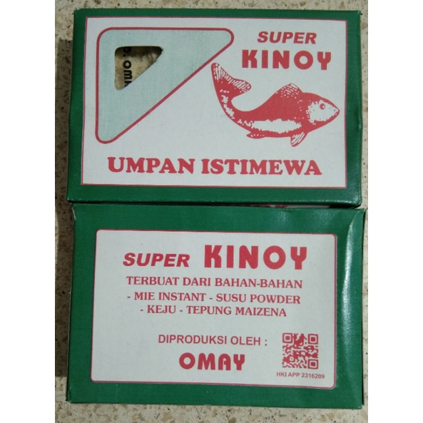 Jual kinoy kotak omay (super kinoy) - kinoy kotak hijau - campuran umpan - pengeras umpan ...